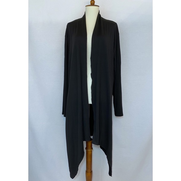 Sweaters | Plus Size Long Sleeve Asymmetric Open Cardigan | Poshmark